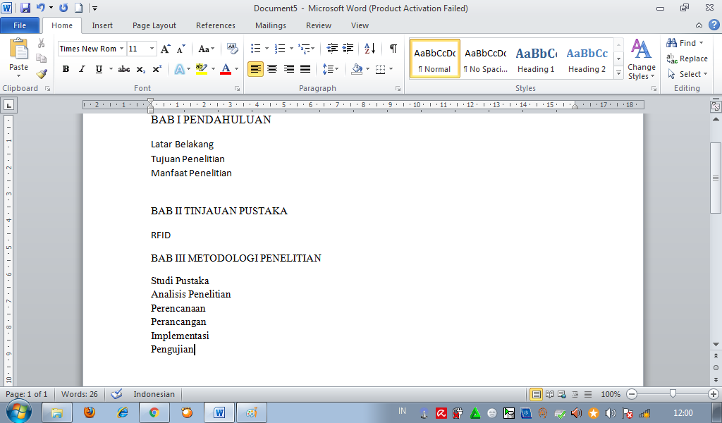 FITUR DALAM MICROSOFT WORD – Denna's Journey
