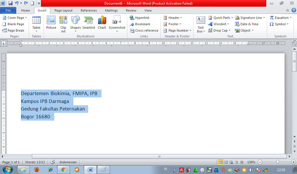 FITUR DALAM MICROSOFT WORD – Denna's Journey