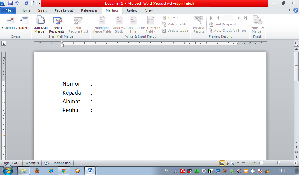 FITUR DALAM MICROSOFT WORD – Denna's Journey