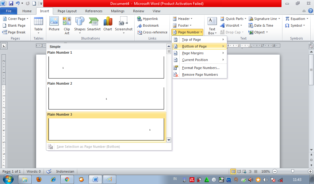 FITUR DALAM MICROSOFT WORD – Denna's Journey
