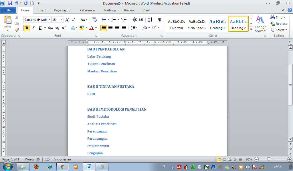 FITUR DALAM MICROSOFT WORD – Denna's Journey